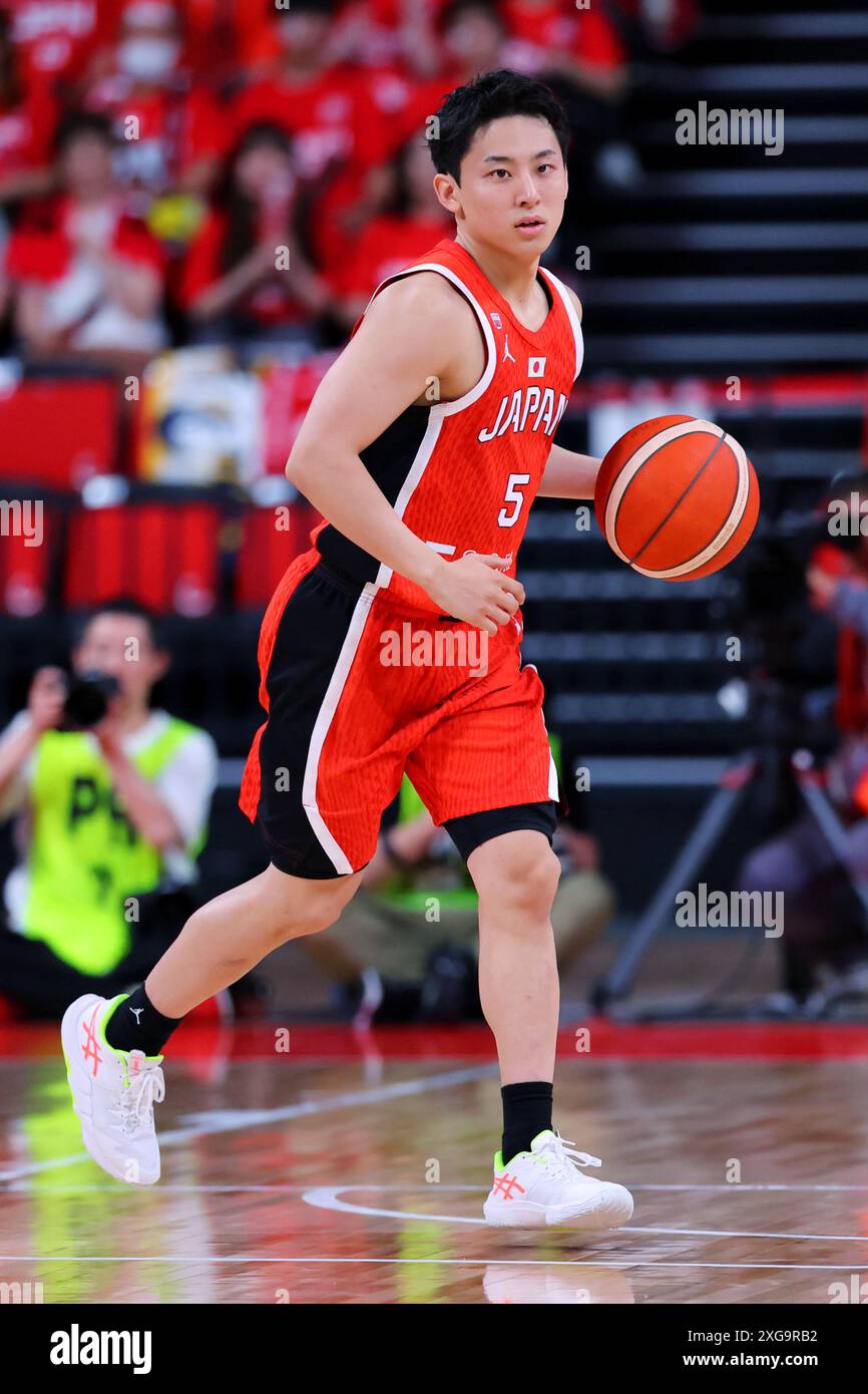 Tokyo, Japan. 7th July, 2024. Yuki Kawamura (JPN) Basketball : SoftBank ...