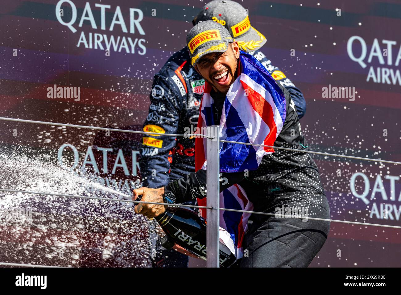 Silverstone, UK. 07th July, 2024. Lewis Hamilton (GBR) - Mercedes-AMG ...