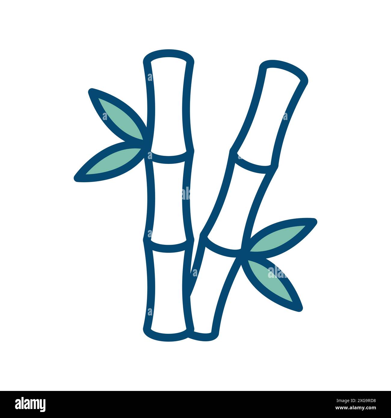 bamboo icon vector design temp[late in white background Stock Vector ...