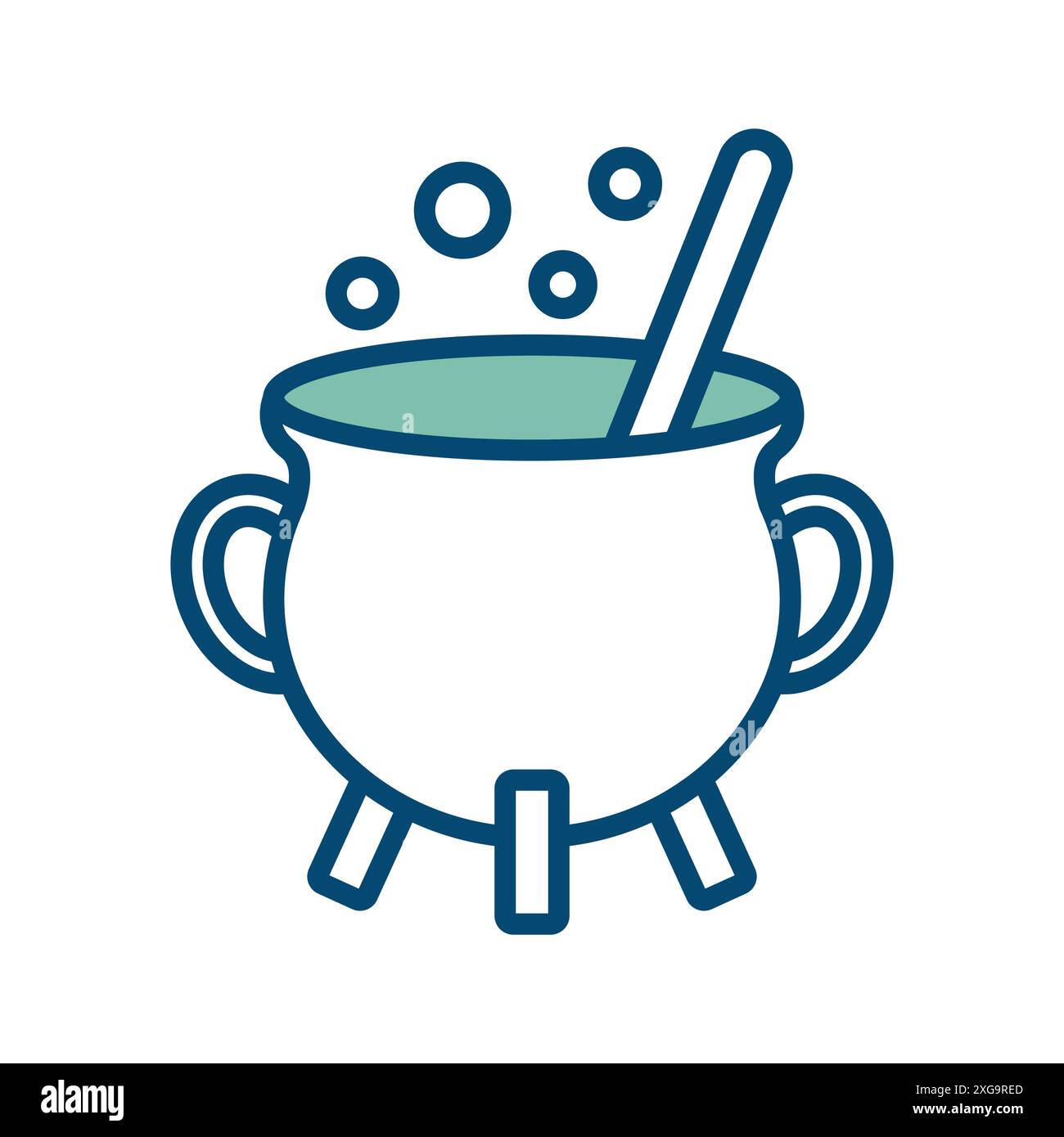 cauldron icon vector design template in white background Stock Vector ...