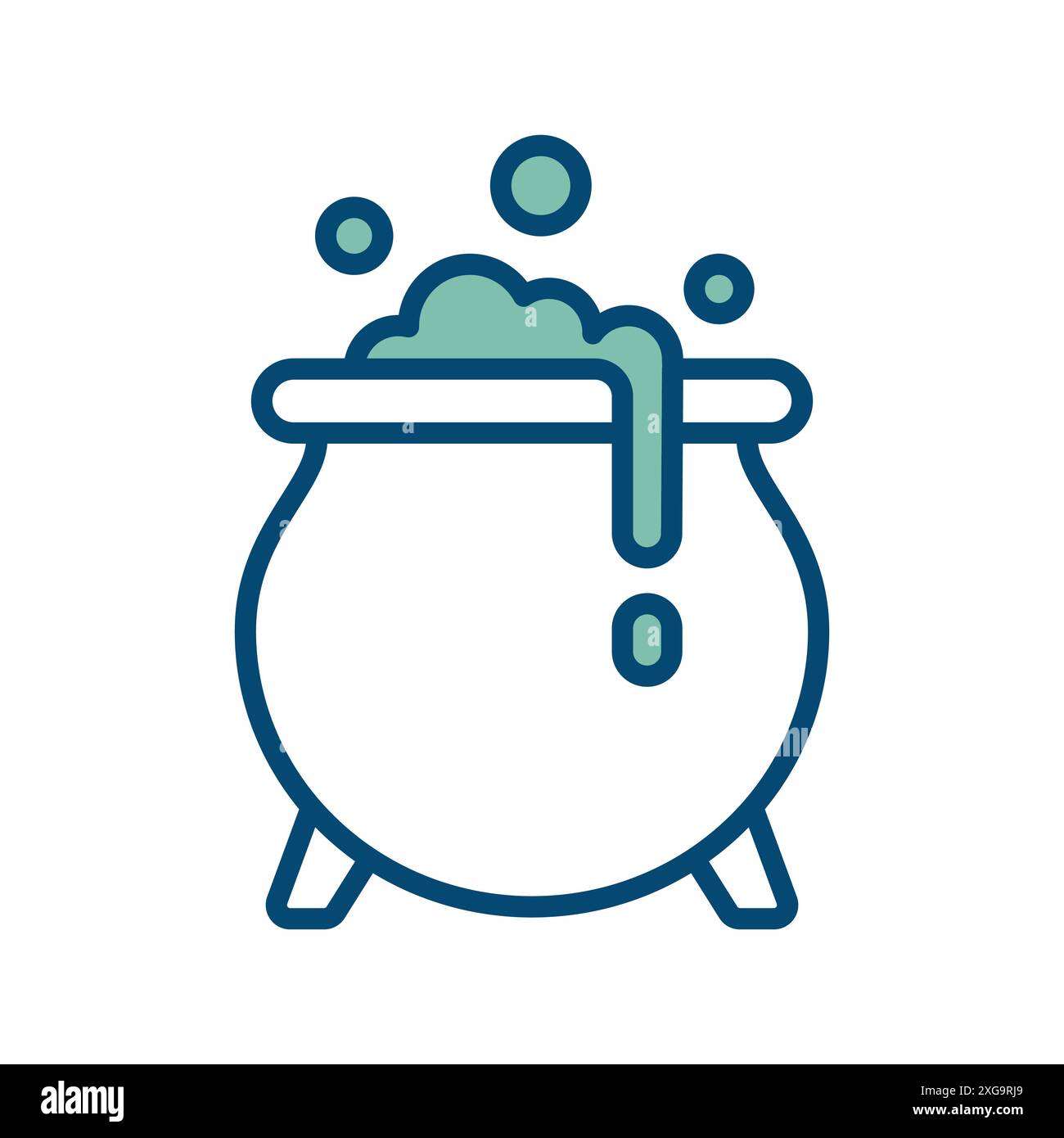 cauldron icon vector design template in white background Stock Vector ...