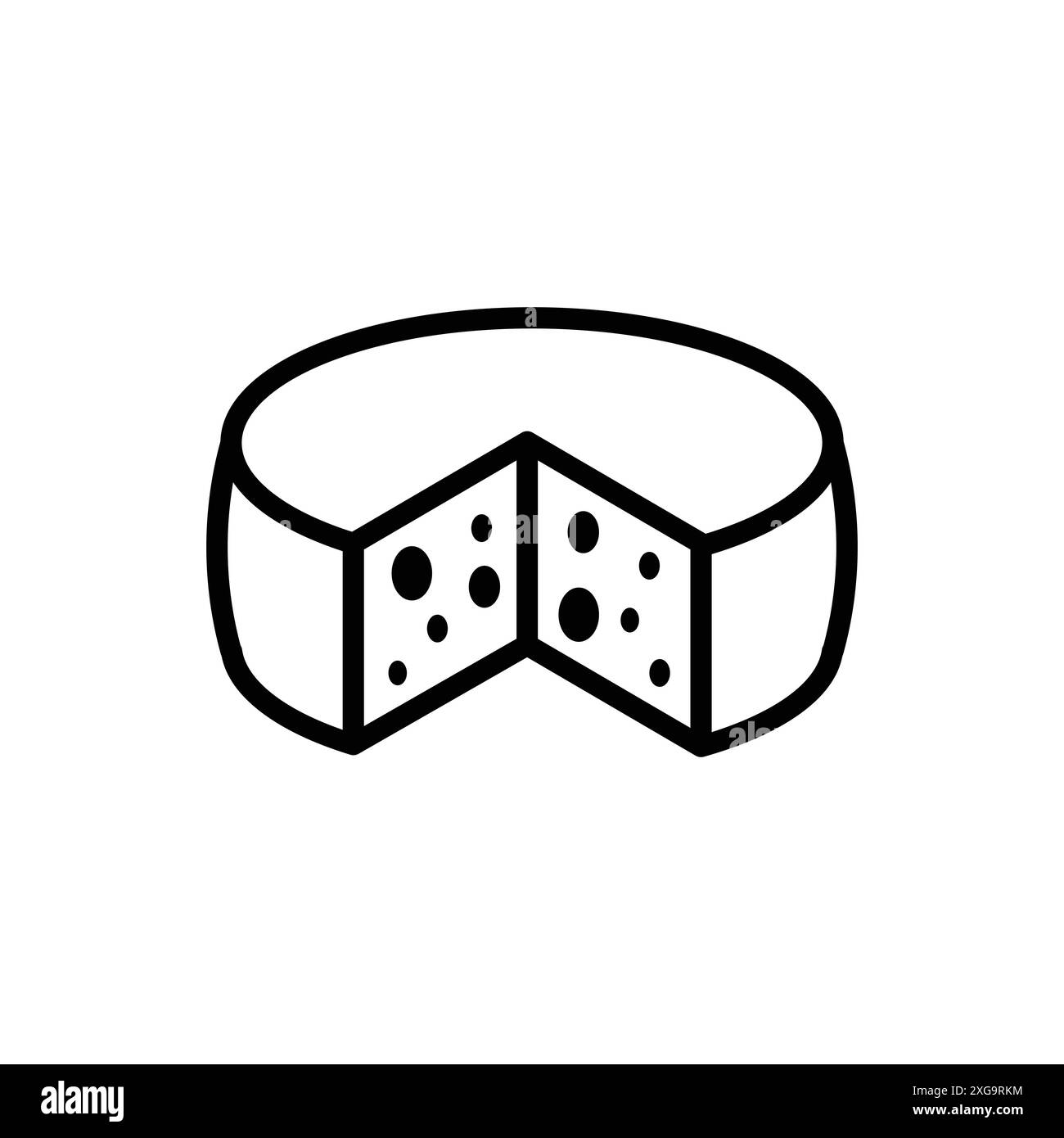 cheese icon vector design template in white background Stock Vector ...