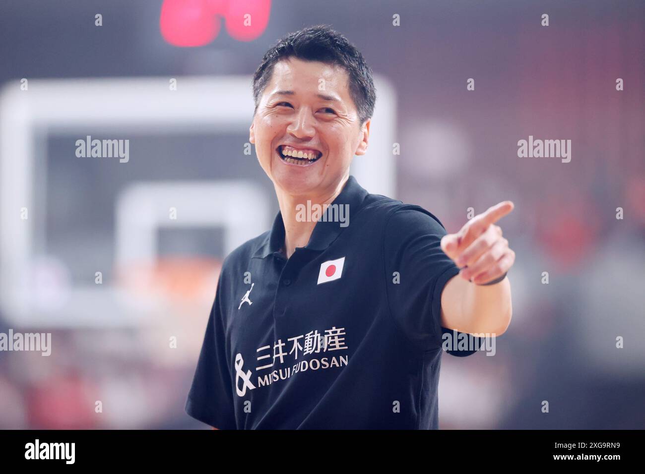 Tokyo, Japan. 6th July, 2024. Toru Onzuka head coach (JPN) Basketball ...