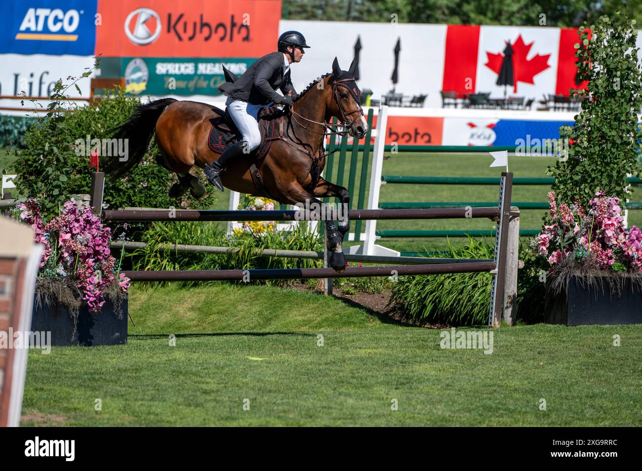 Calgary, Alberta, Canada, 7 July 2024. David O’Brien (IRL) riding ...