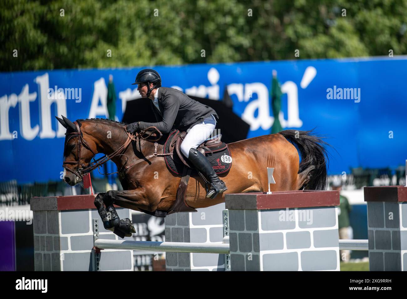 Calgary, Alberta, Canada, 7 July 2024. David O’Brien (IRL) riding ...