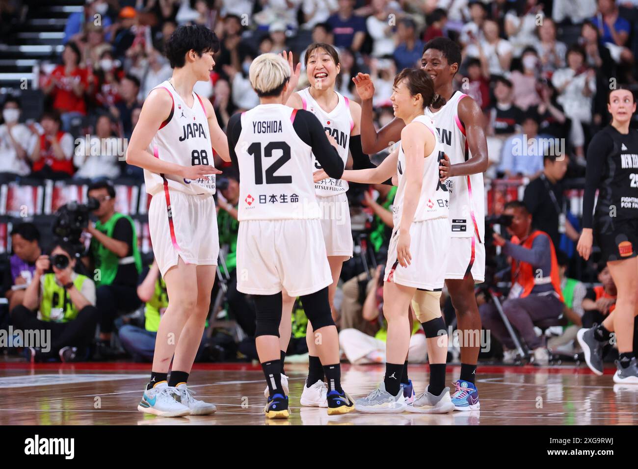 Tokyo, Japan. 6th July, 2024. Japan team group (JPN) Basketball ...
