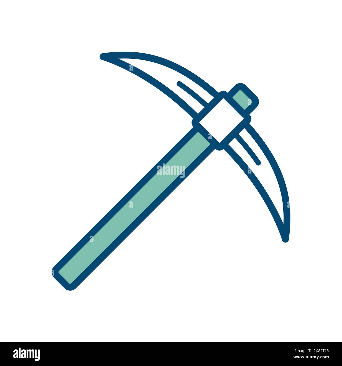 pickaxe icon vector design template in white background Stock Vector ...
