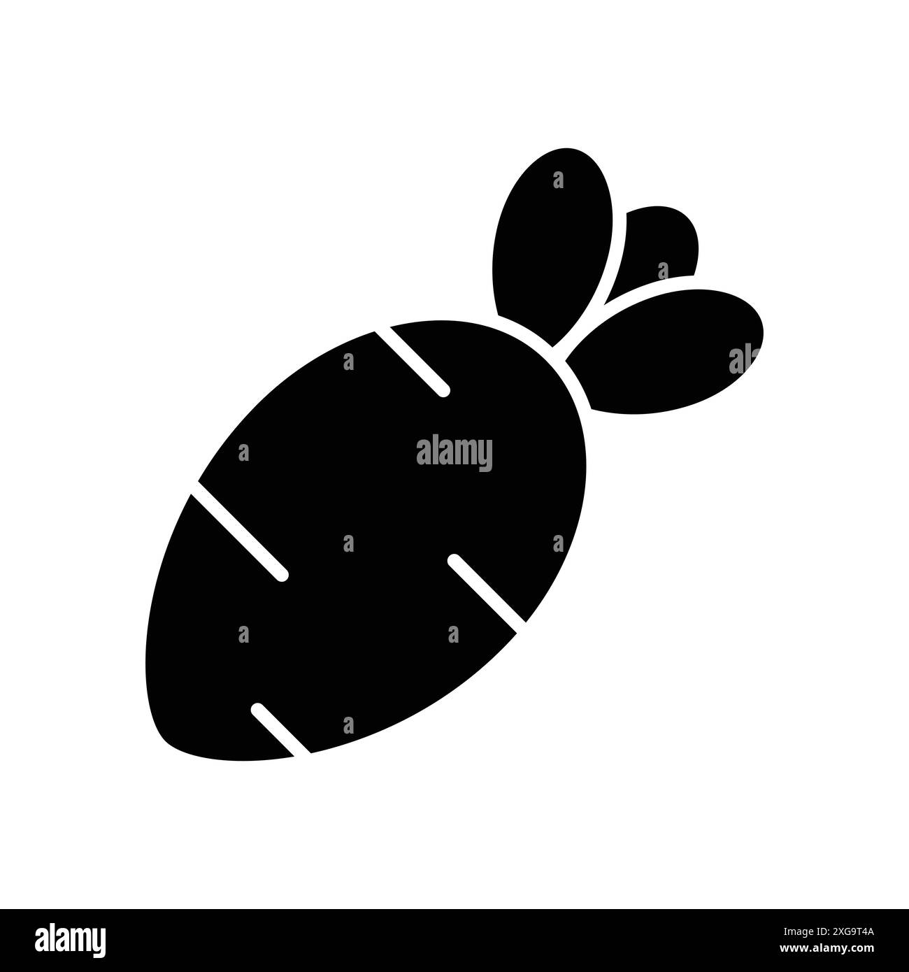 radish icon vector design template in white background Stock Vector ...