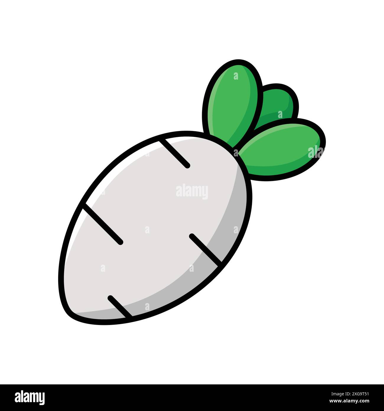 radish icon vector design template in white background Stock Vector ...