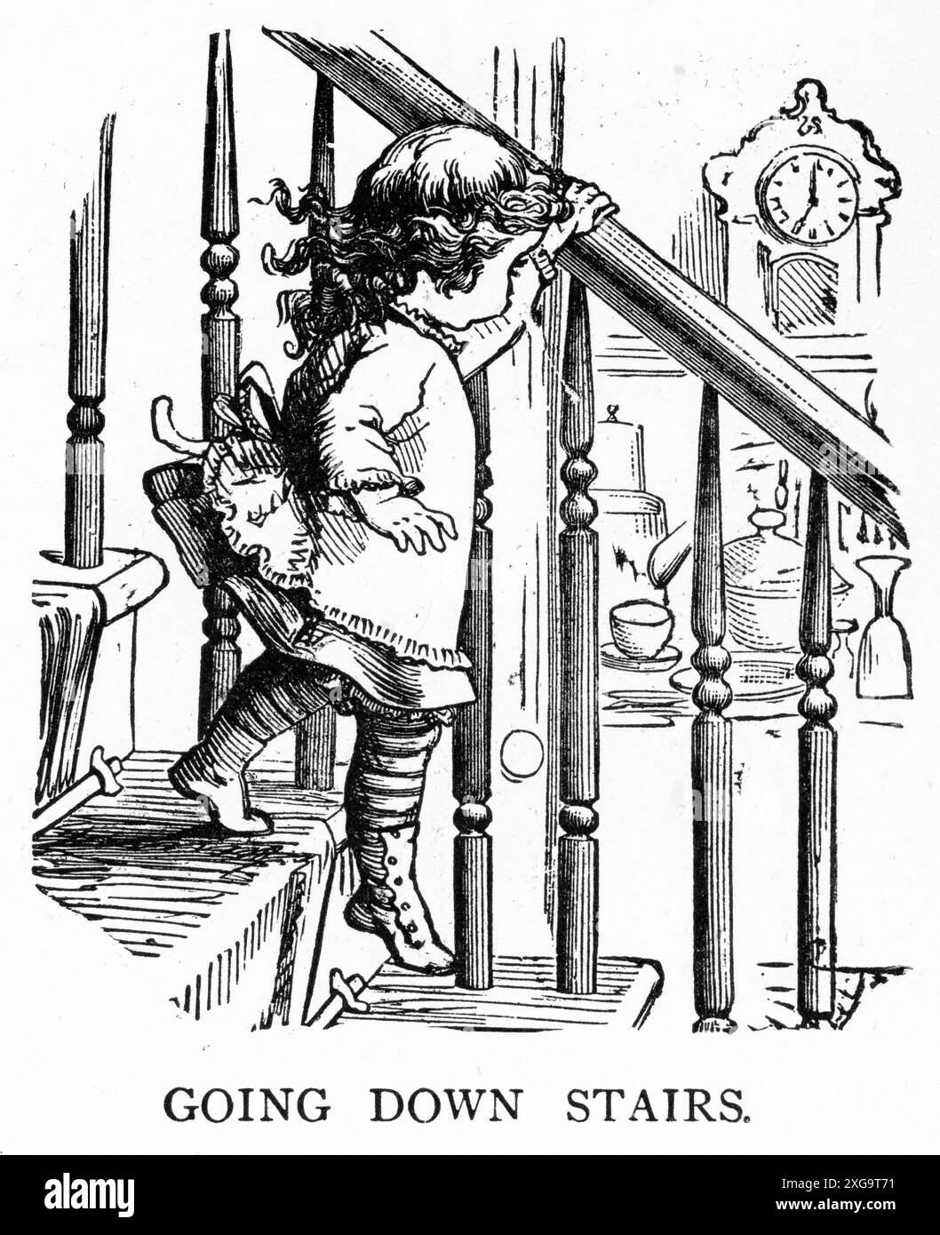 House stairs Black and White Stock Photos & Images - Alamy