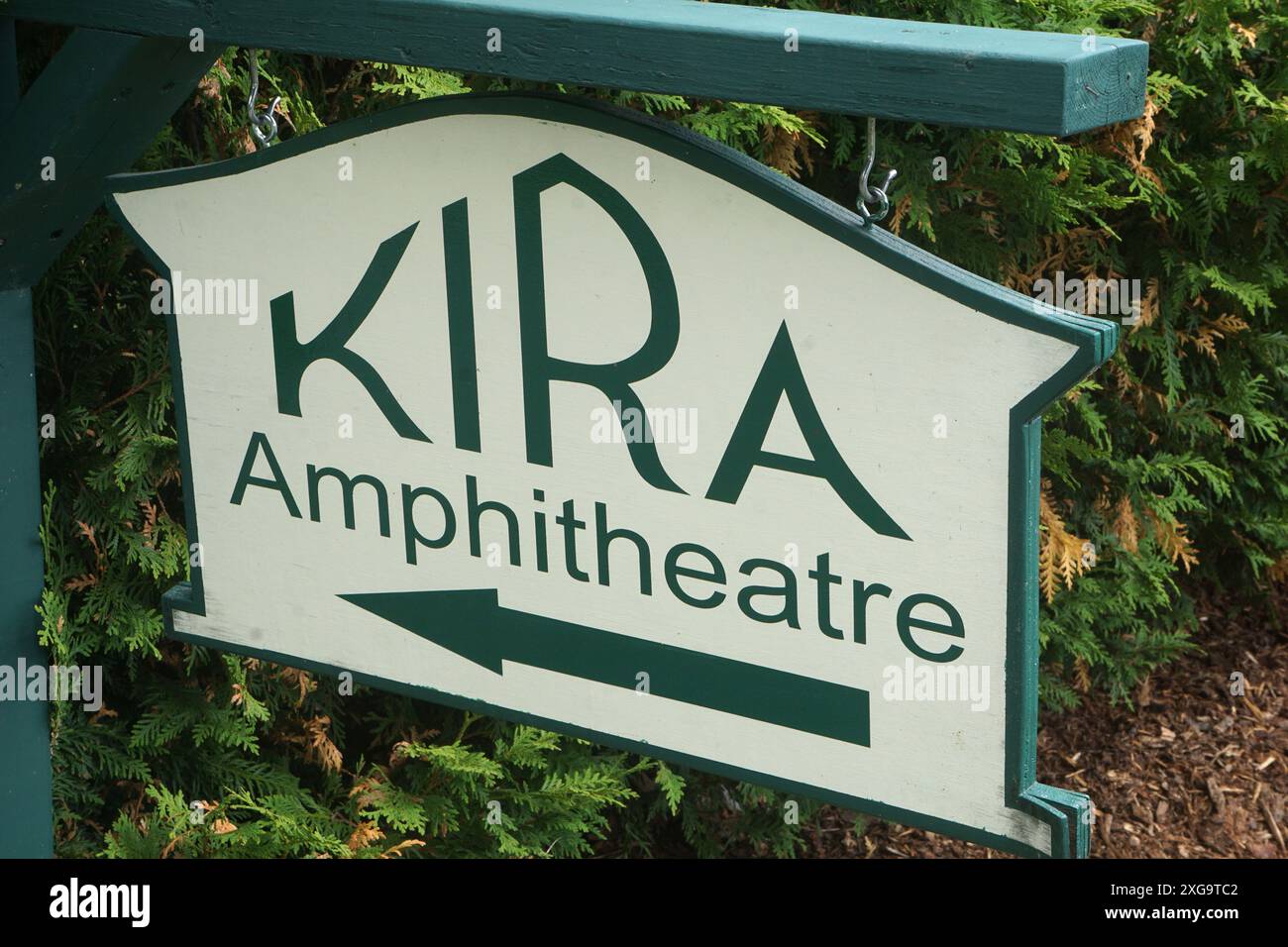 KIRA amphitheatre sign Stock Photo - Alamy