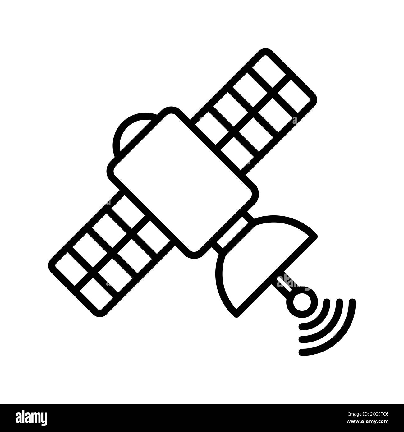 satellite icon vector design template in white background Stock Vector ...