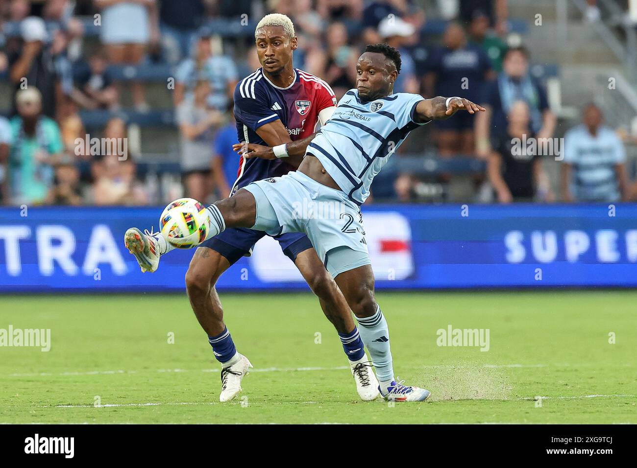 Kansas City, KS, USA. 7th July, 2024. Sporting Kansas City forward ...