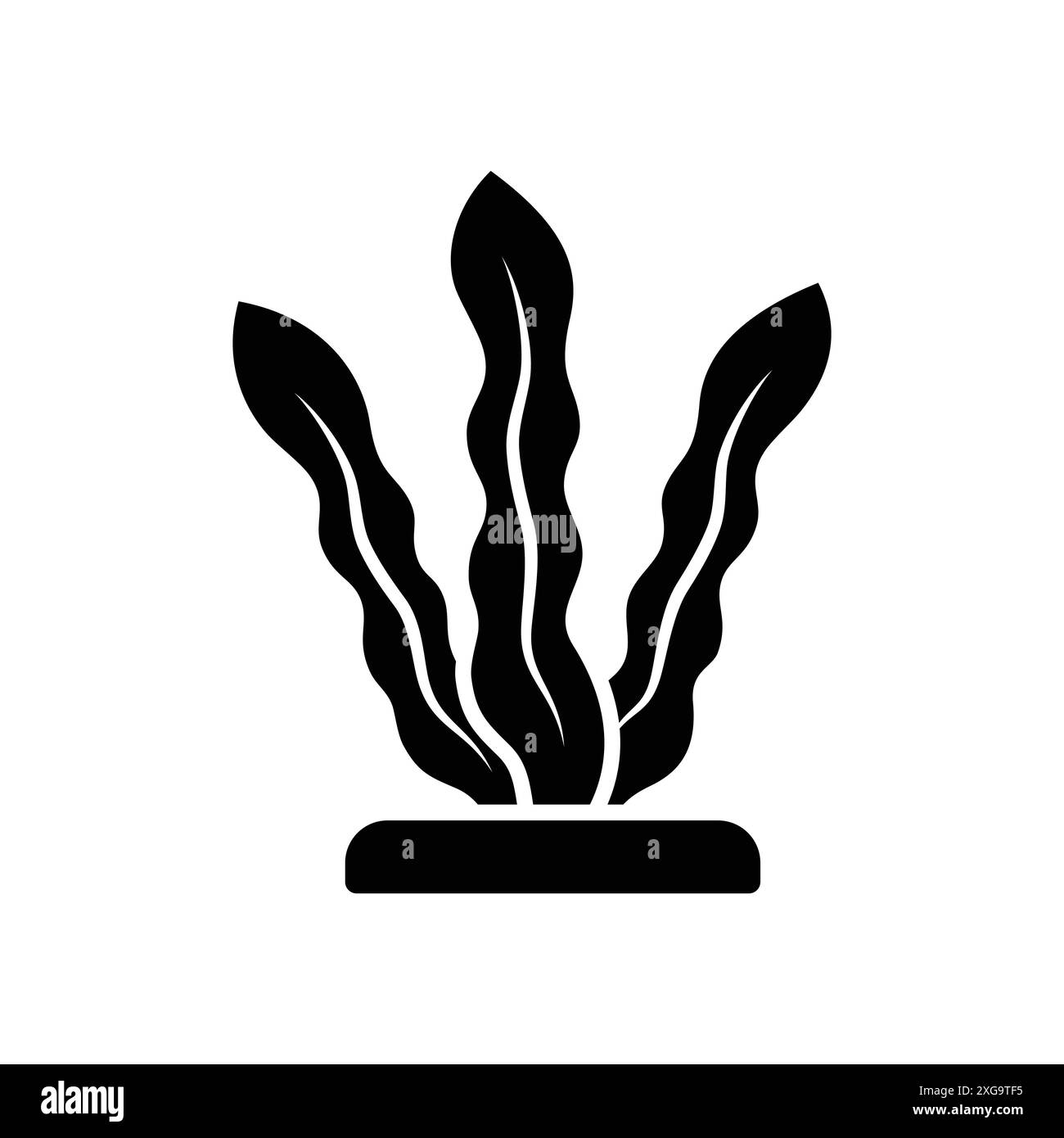 seaweed icon vector design template in white background Stock Vector ...