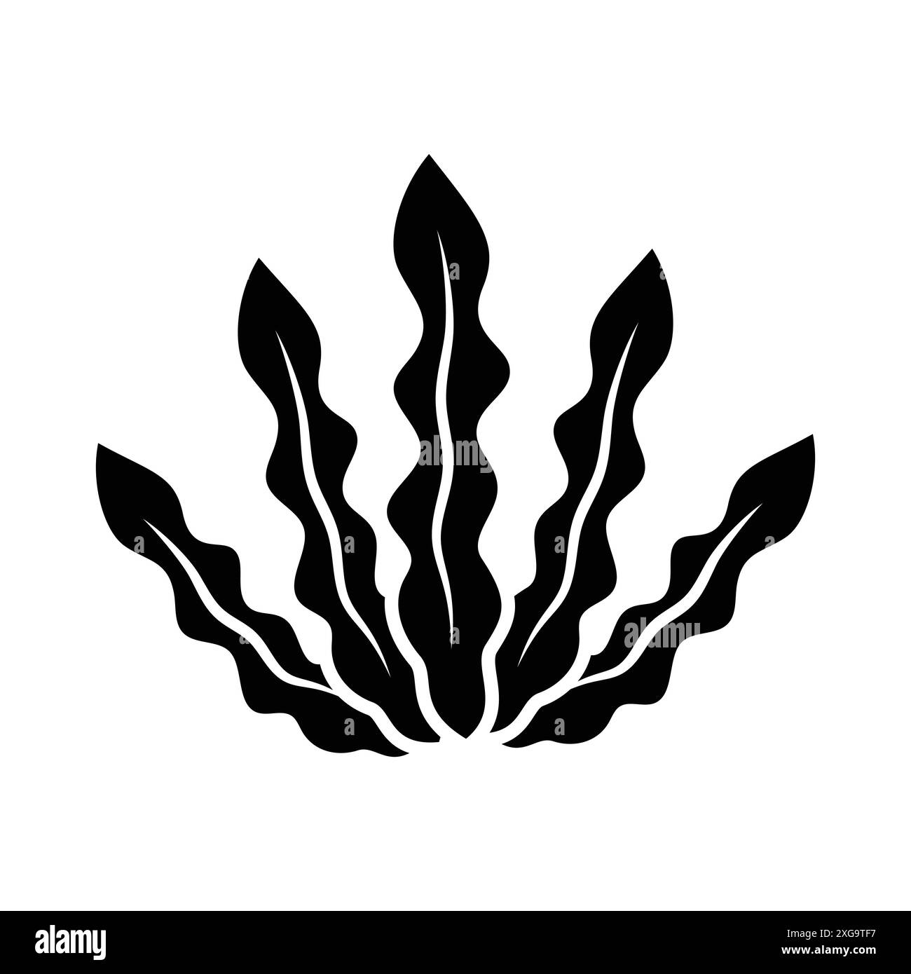 seaweed icon vector design template in white background Stock Vector ...