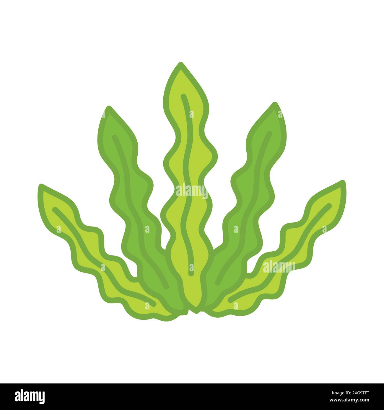 seaweed icon vector design template in white background Stock Vector ...
