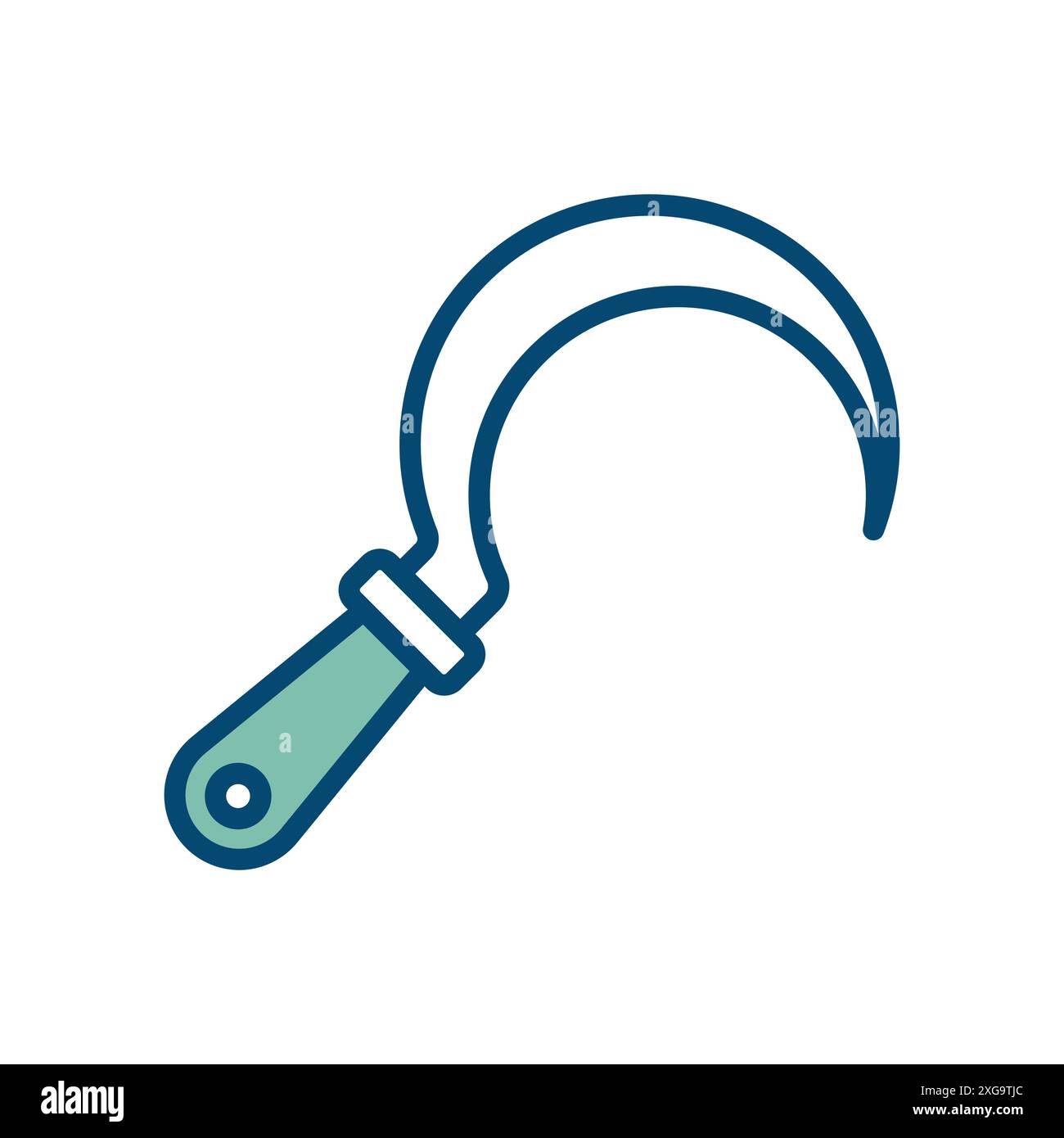 sickle icon vector design template in white background Stock Vector ...