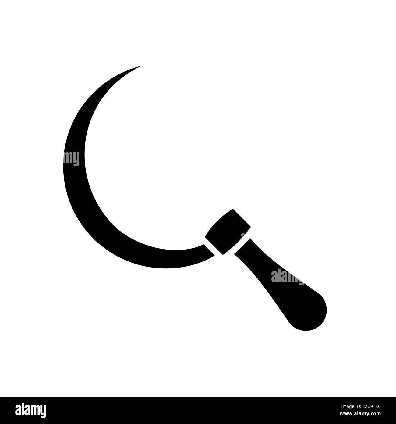 sickle icon vector design template in white background Stock Vector ...