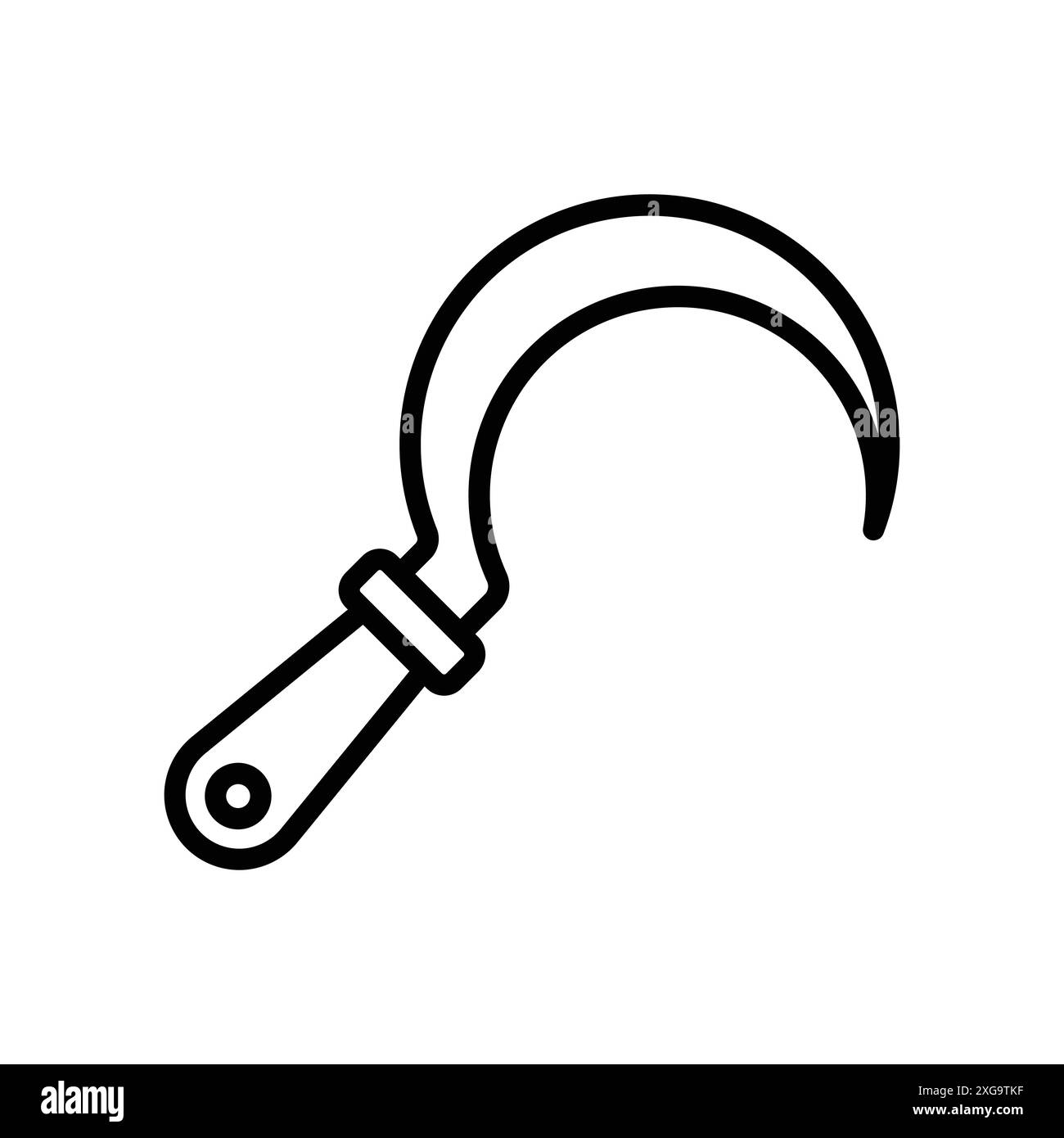 sickle icon vector design template in white background Stock Vector ...