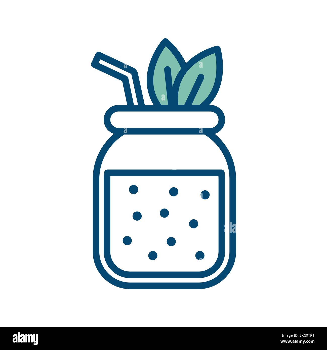 Green smoothie Stock Vector Images - Alamy