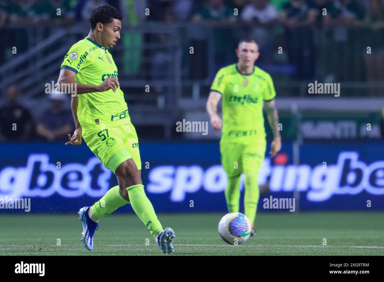 Sao Paulo, Brazil. 07th July, 2024. SP - SAO PAULO - 07/07/2024 - BRAZILIAN A 2024, PALMEIRAS x ...