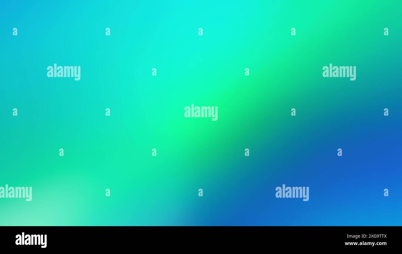 Green, cyan and blue colors spectrum blurred gradient animation. Soft ...