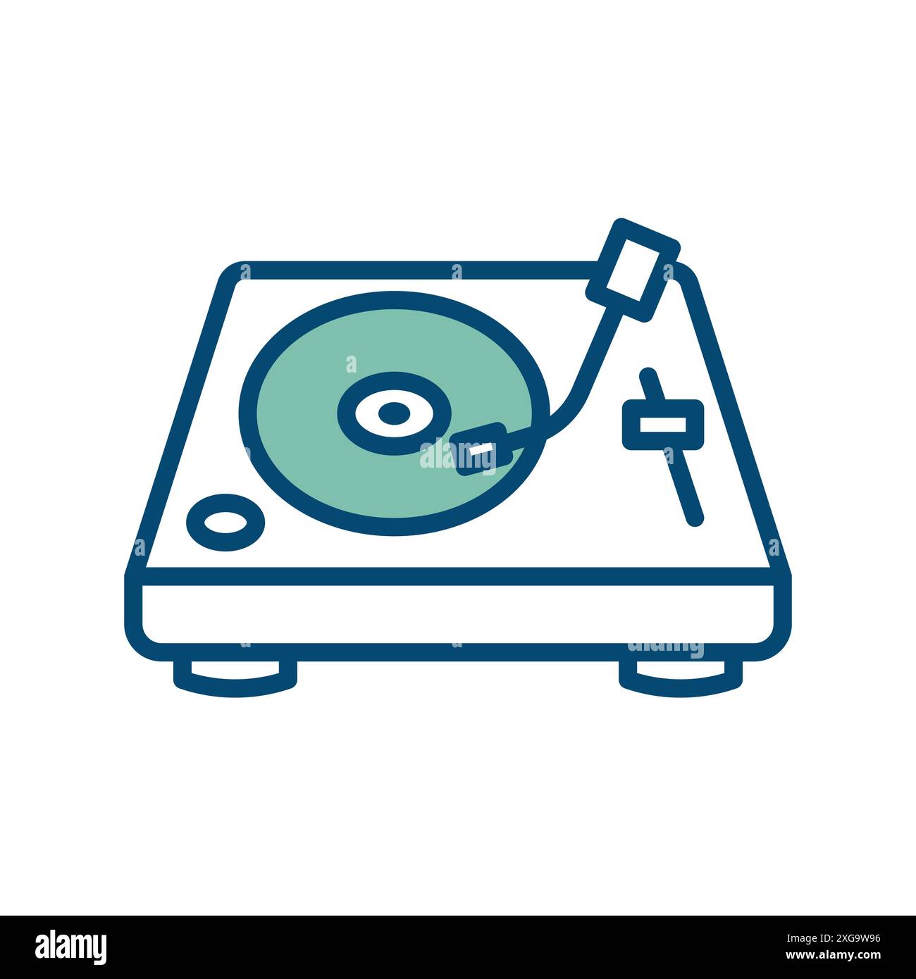 turntable icon vector design template in white background Stock Vector ...