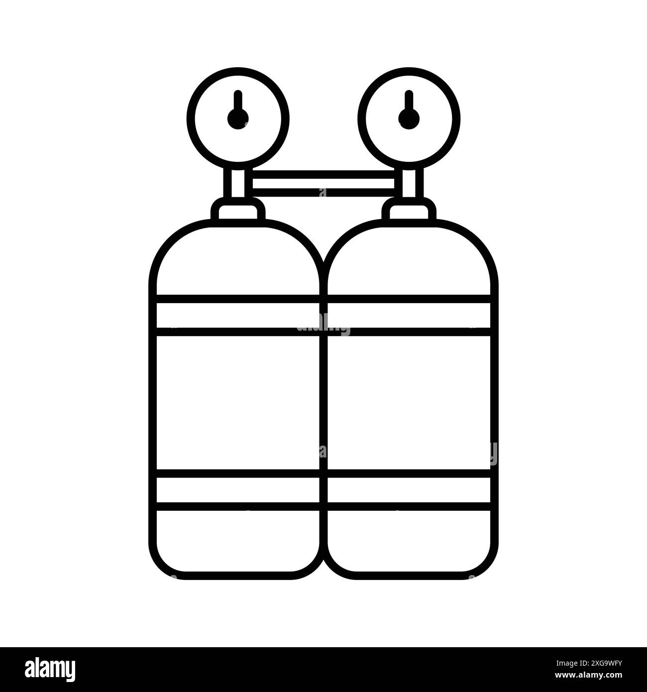 air tank icon vector design template in white background Stock Vector ...