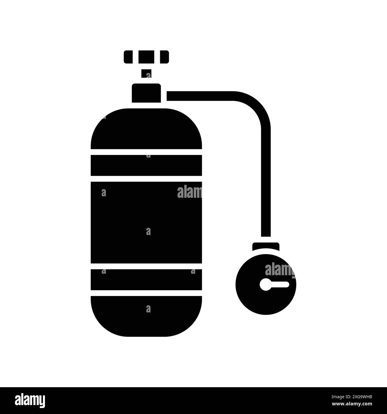 air tank icon vector design template in white background Stock Vector ...