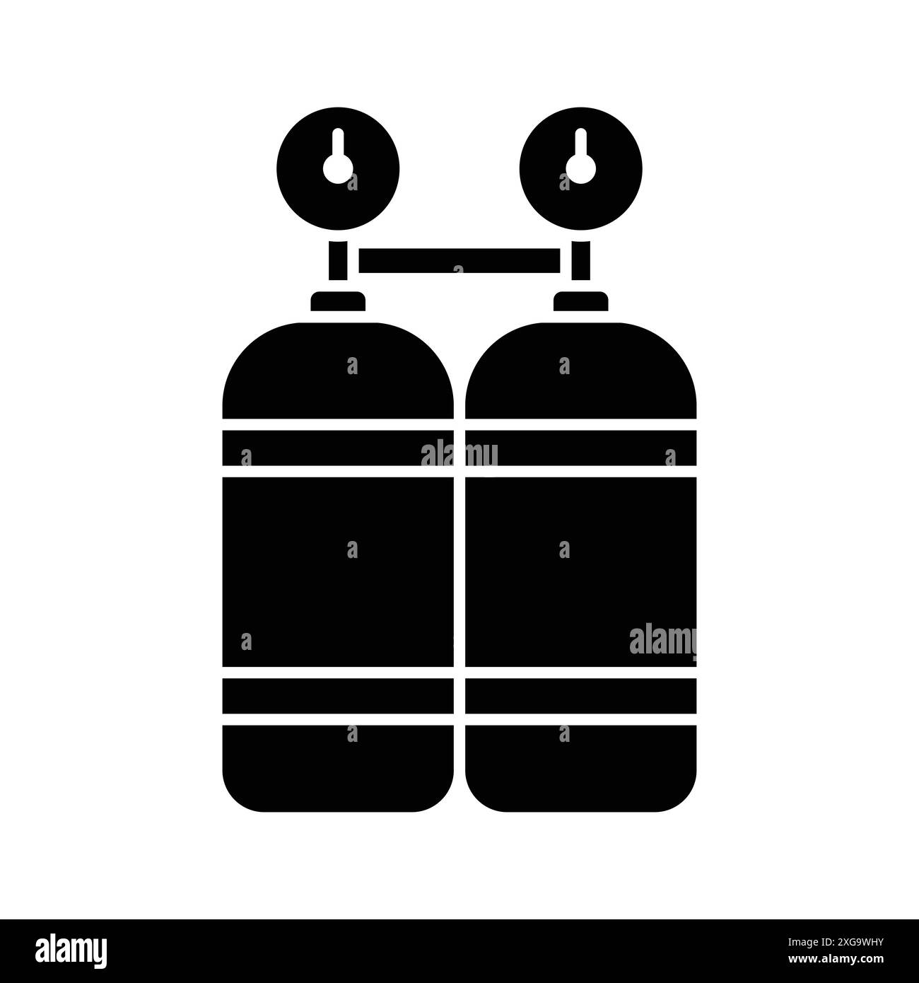 air tank icon vector design template in white background Stock Vector ...