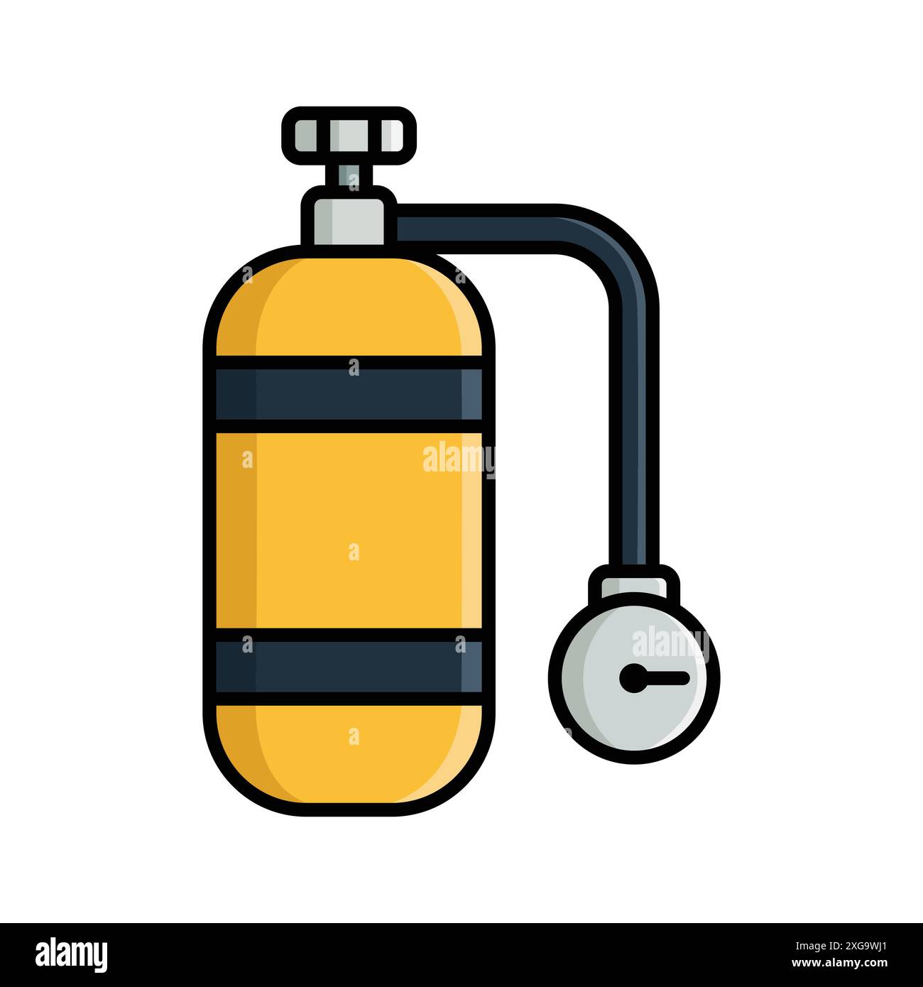 air tank icon vector design template in white background Stock Vector ...