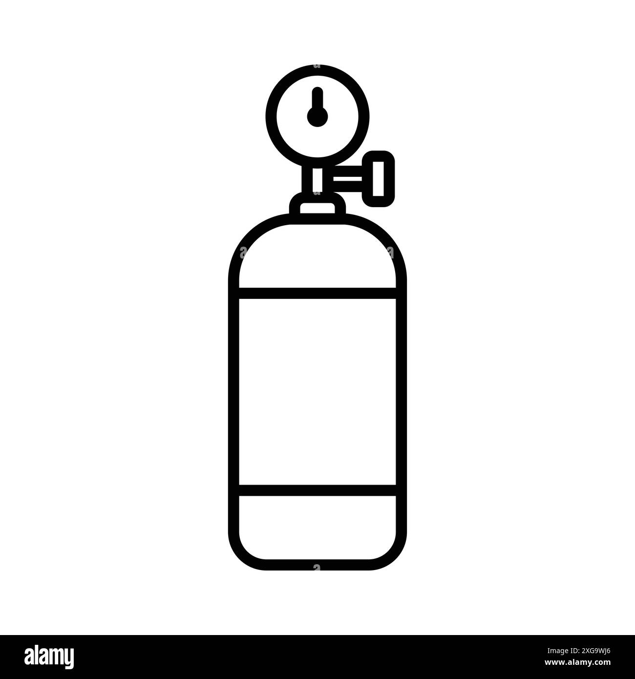 air tank icon vector design template in white background Stock Vector ...