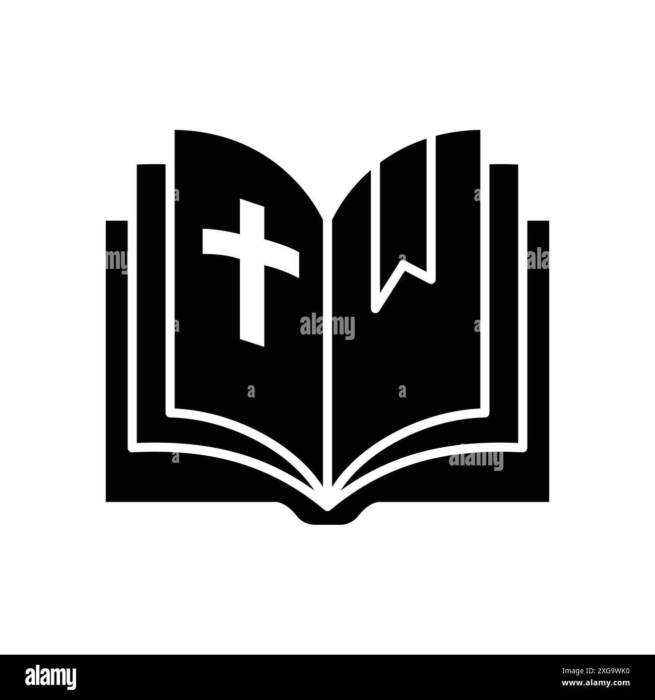 bible icon vector design template in white background Stock Vector ...