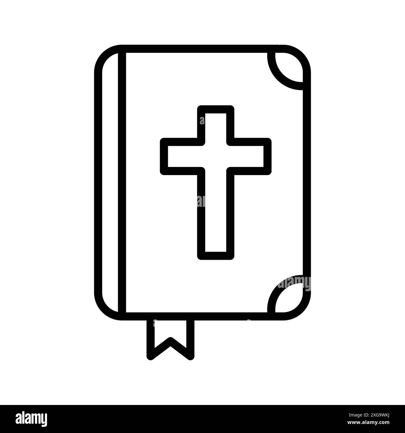Open bible vectors Black and White Stock Photos & Images - Alamy