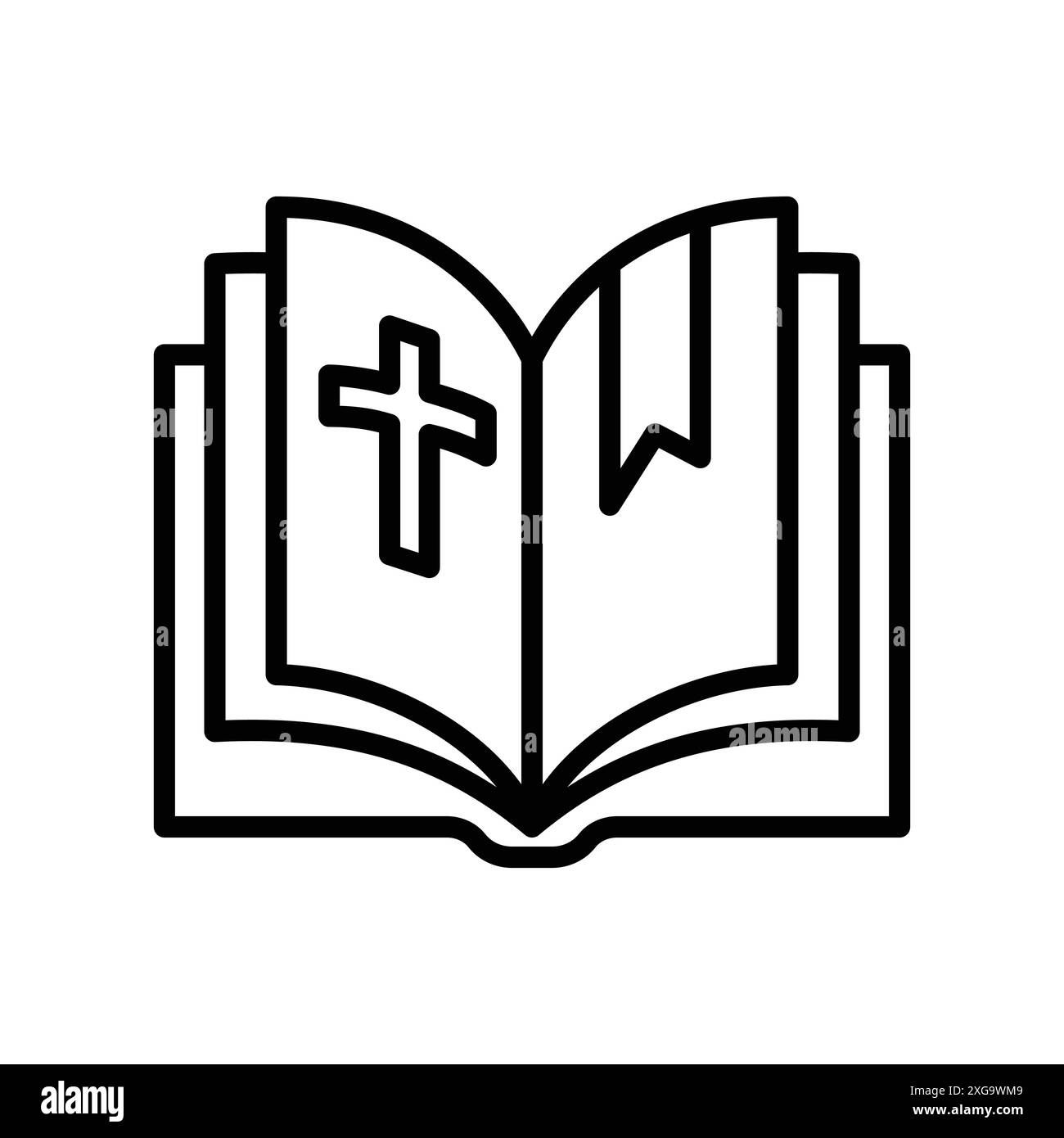 bible icon vector design template in white background Stock Vector ...