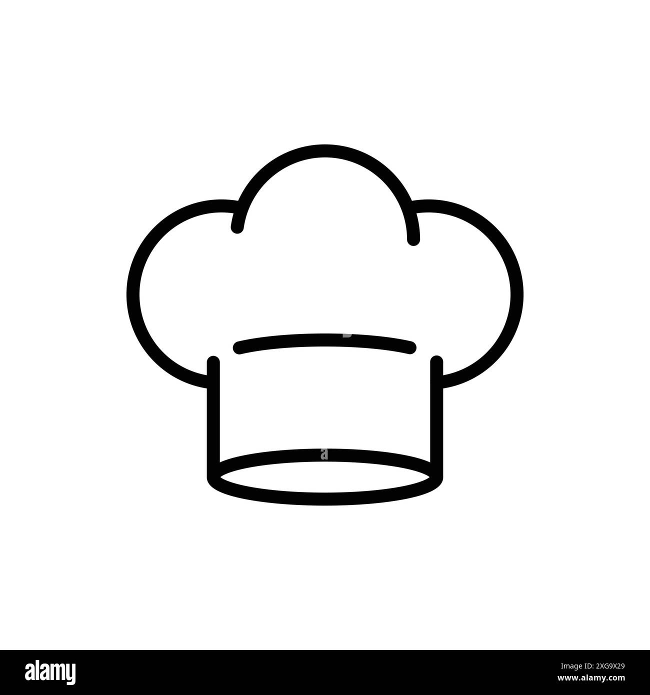 chef hat icon vector design template in white background Stock Vector ...