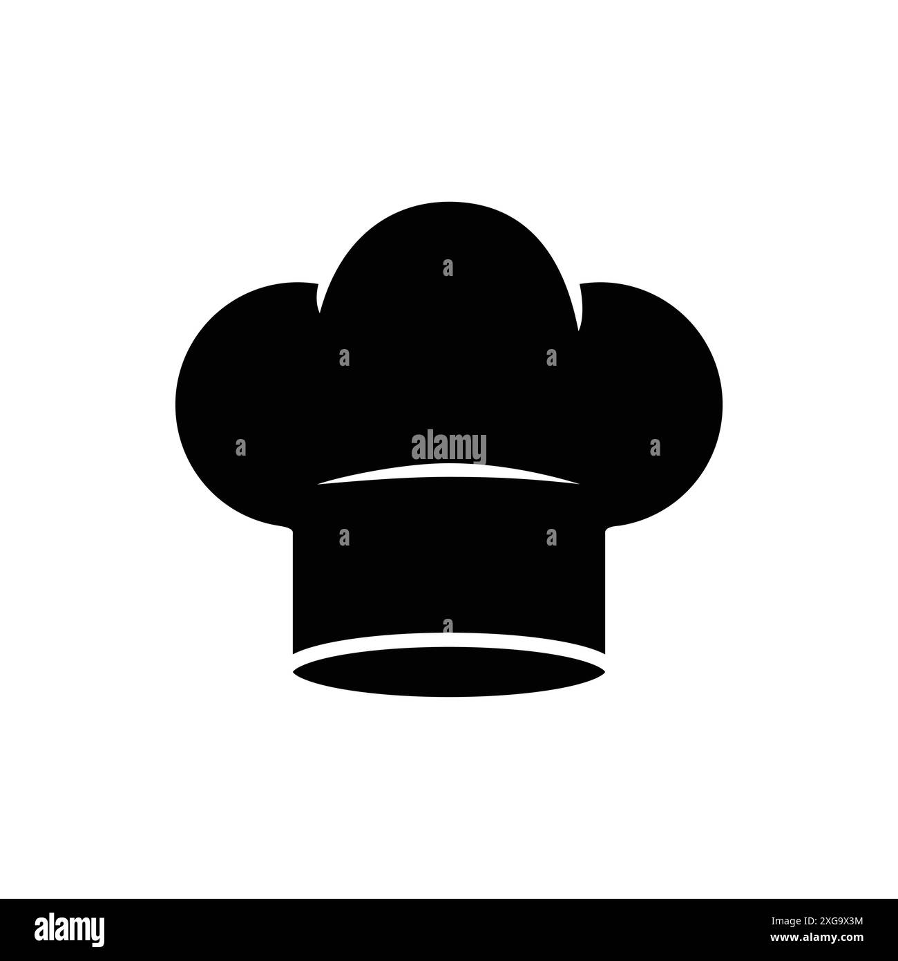 chef hat icon vector design template in white background Stock Vector ...