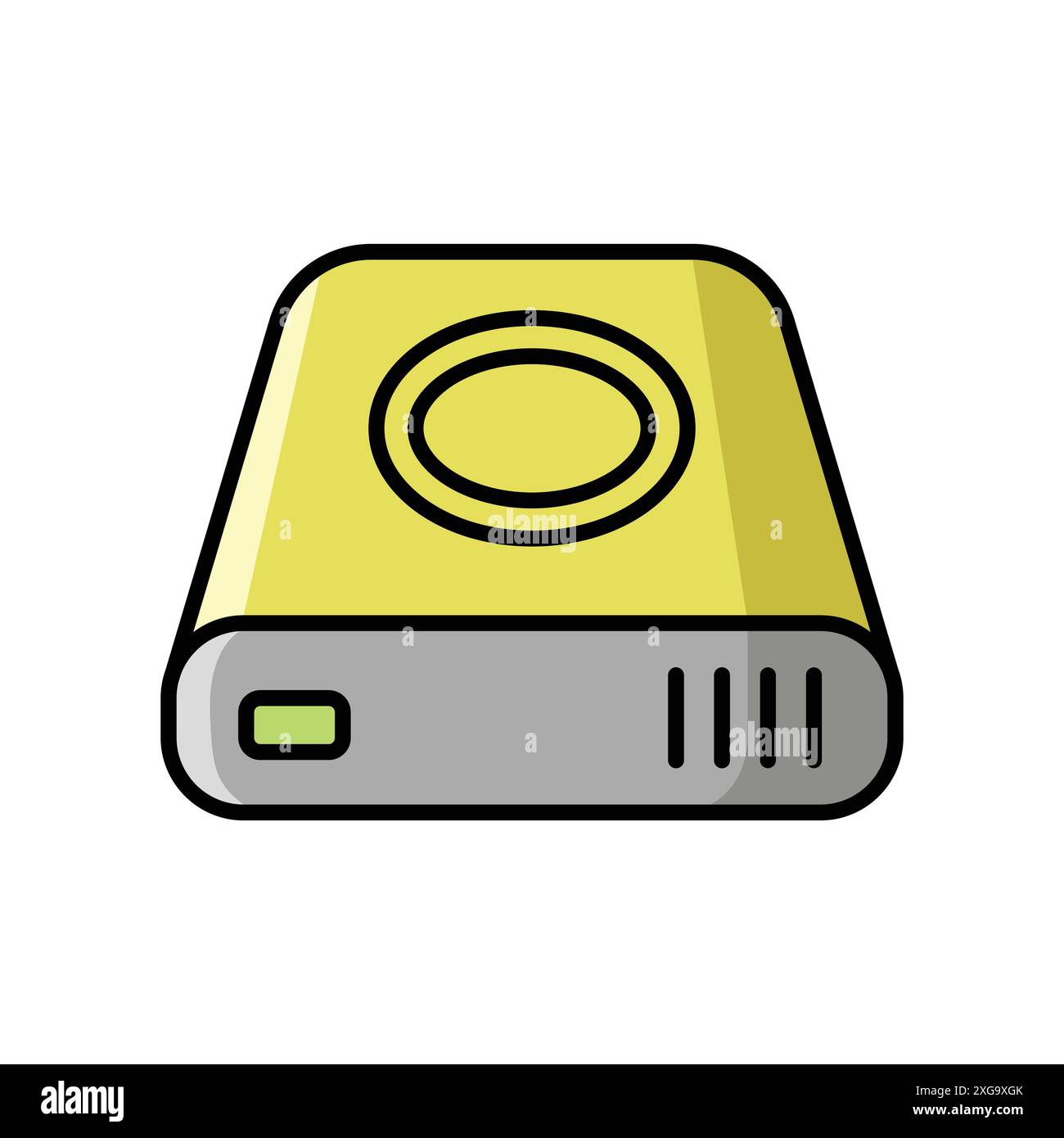 hard disk drive icon vector design template in white background Stock ...