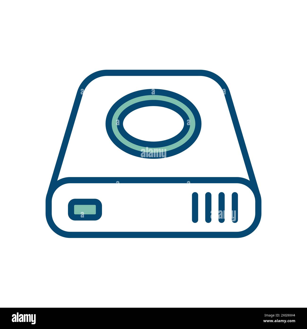 hard disk drive icon vector design template in white background Stock ...