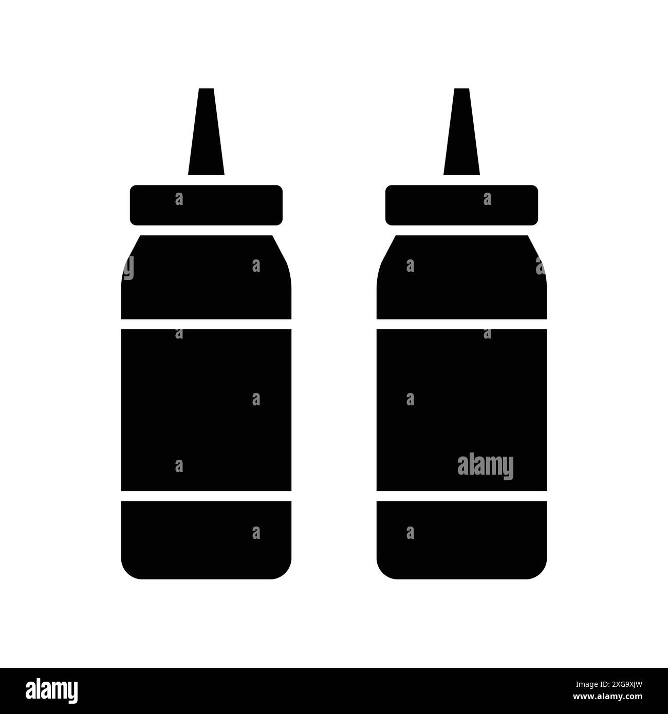 Ketchup mustard mayonnaise in Stock Vector Images - Alamy