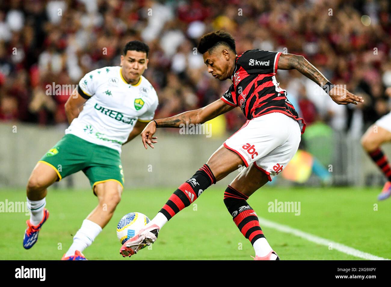Rio, Brazil - july 06 2024: Bruno Henrique player in match between ...