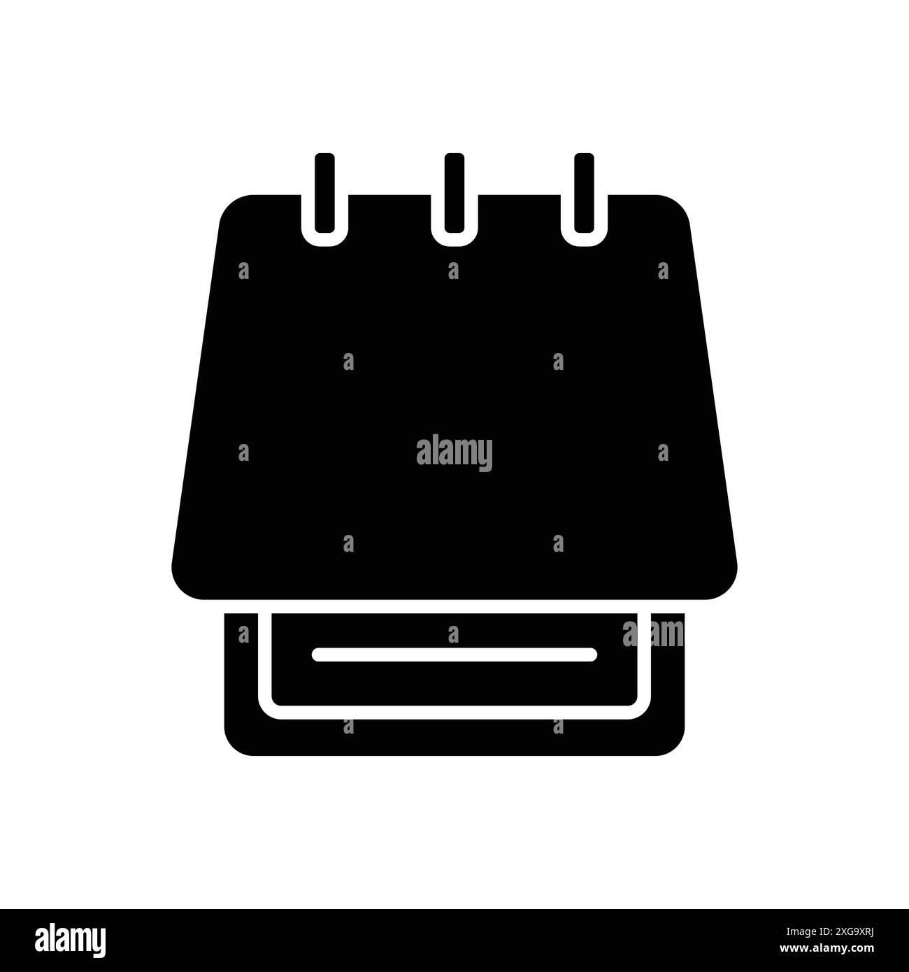 notepad icon vector design template in white background Stock Vector ...