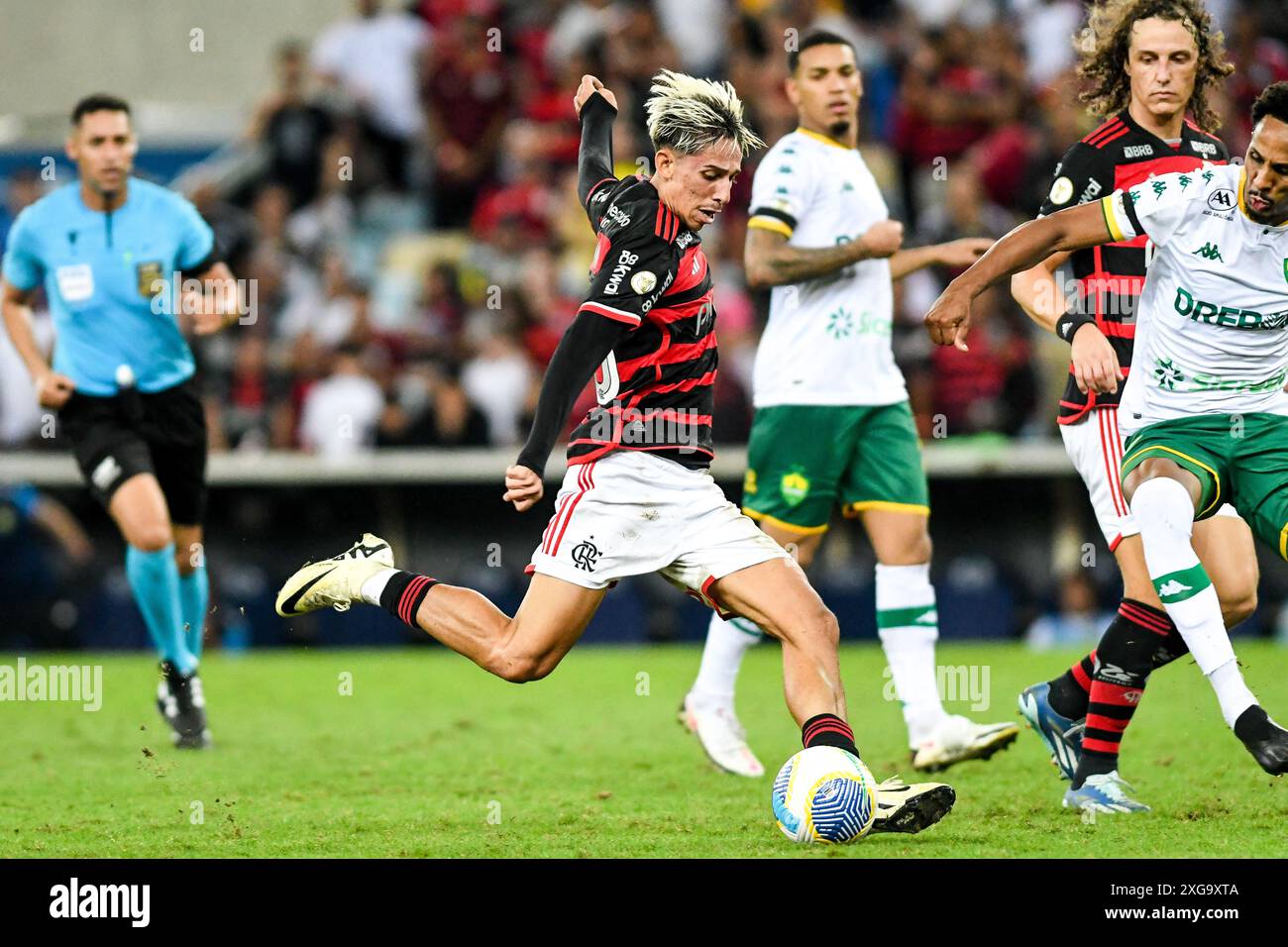 Rio, Brazil - july 06 2024: Werton player in match between Flamengo vs ...