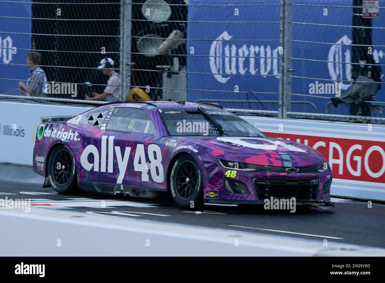 Chicago, United States. 07th July, 2024. NASCAR Cup Series driver Alex ...