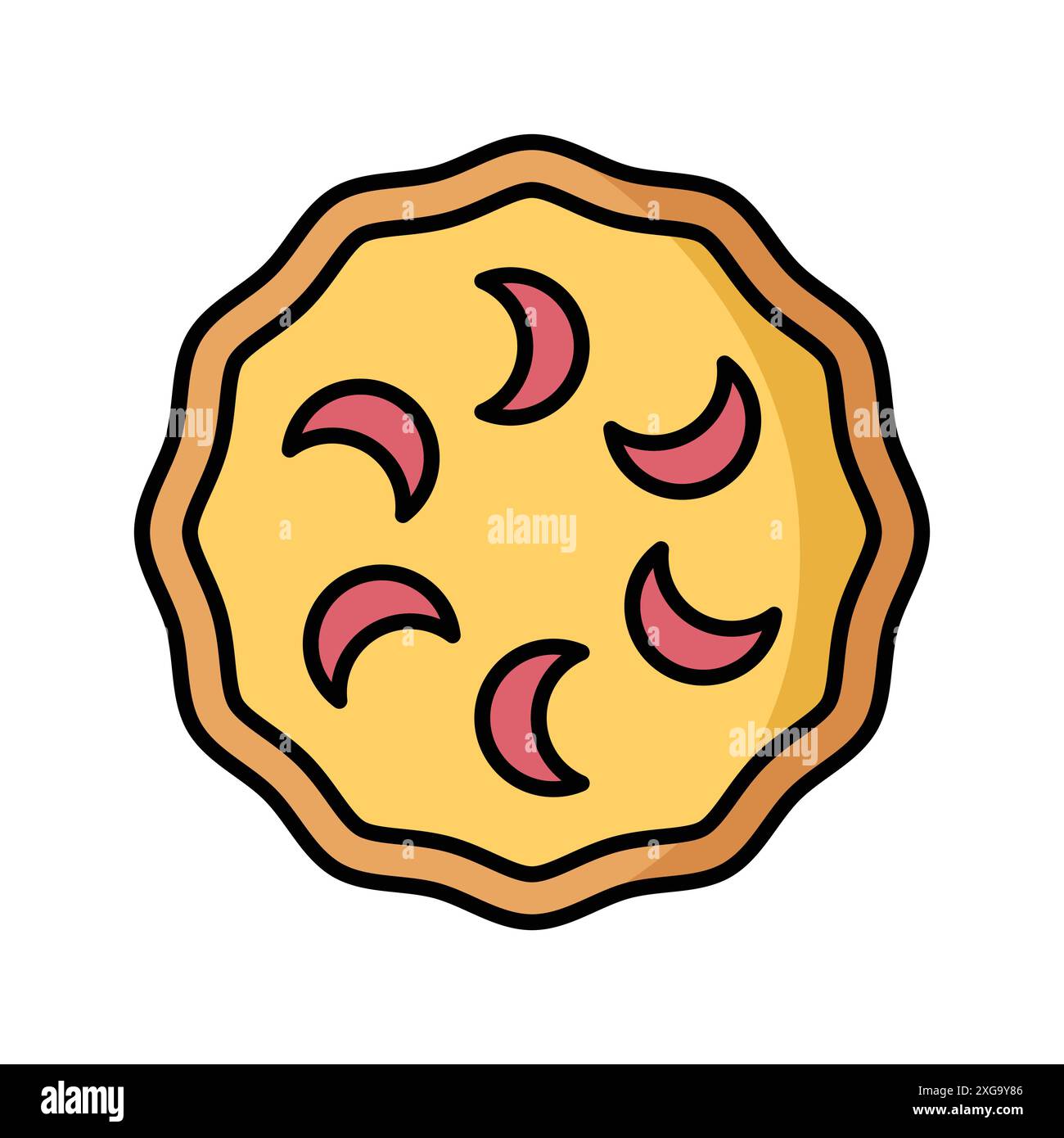 pie icon vector design template in white background Stock Vector Image ...