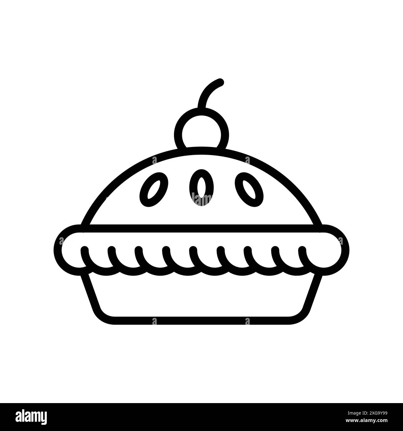 pie icon vector design template in white background Stock Vector Image ...