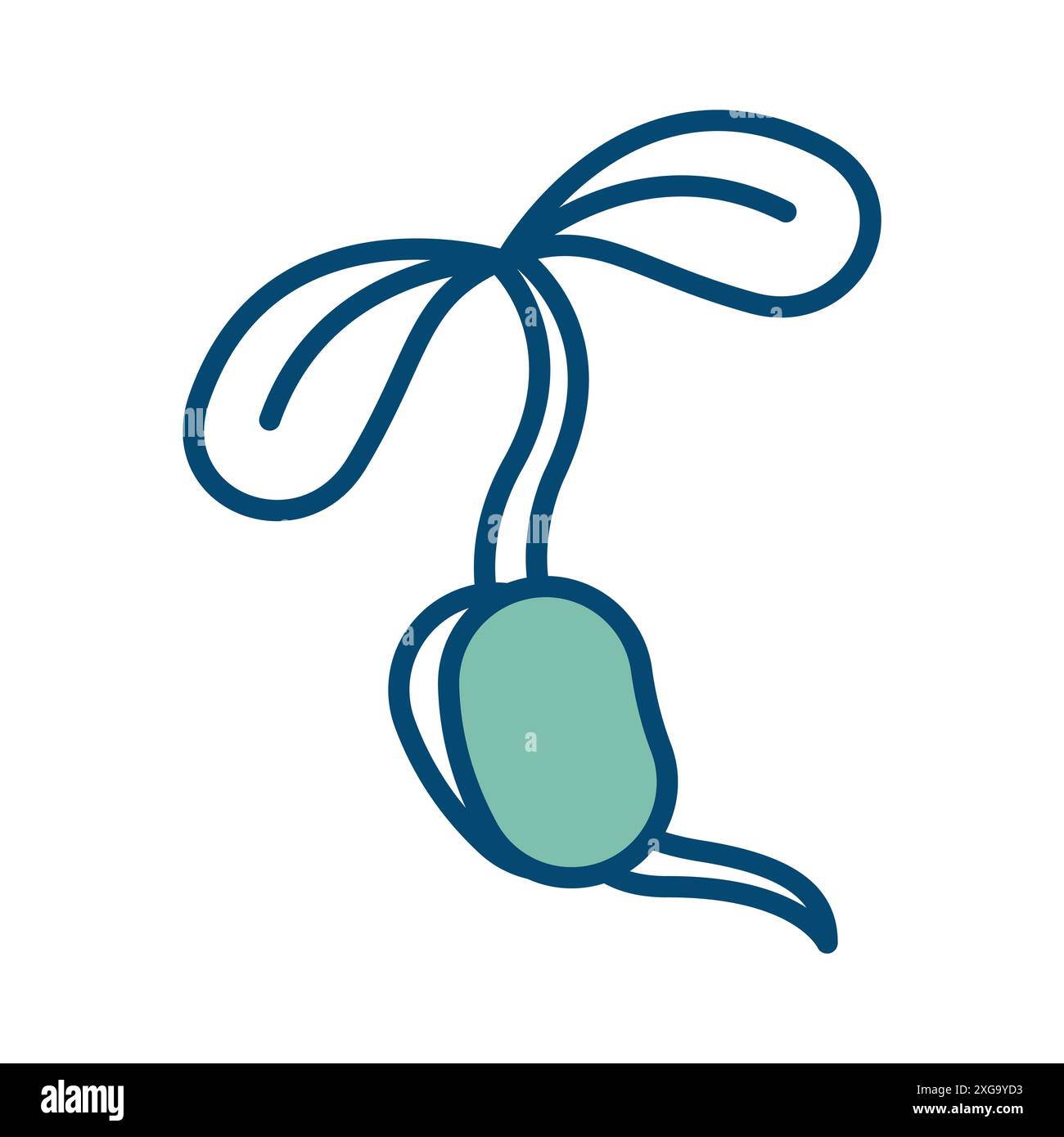 sprout icon vector design template in white background Stock Vector ...