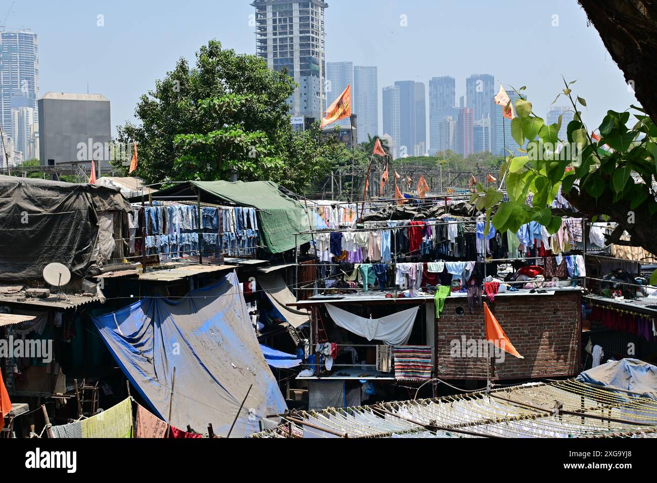 Dhobi Ghat, is an open air laundry place in near by Mahalaxmi railway ...