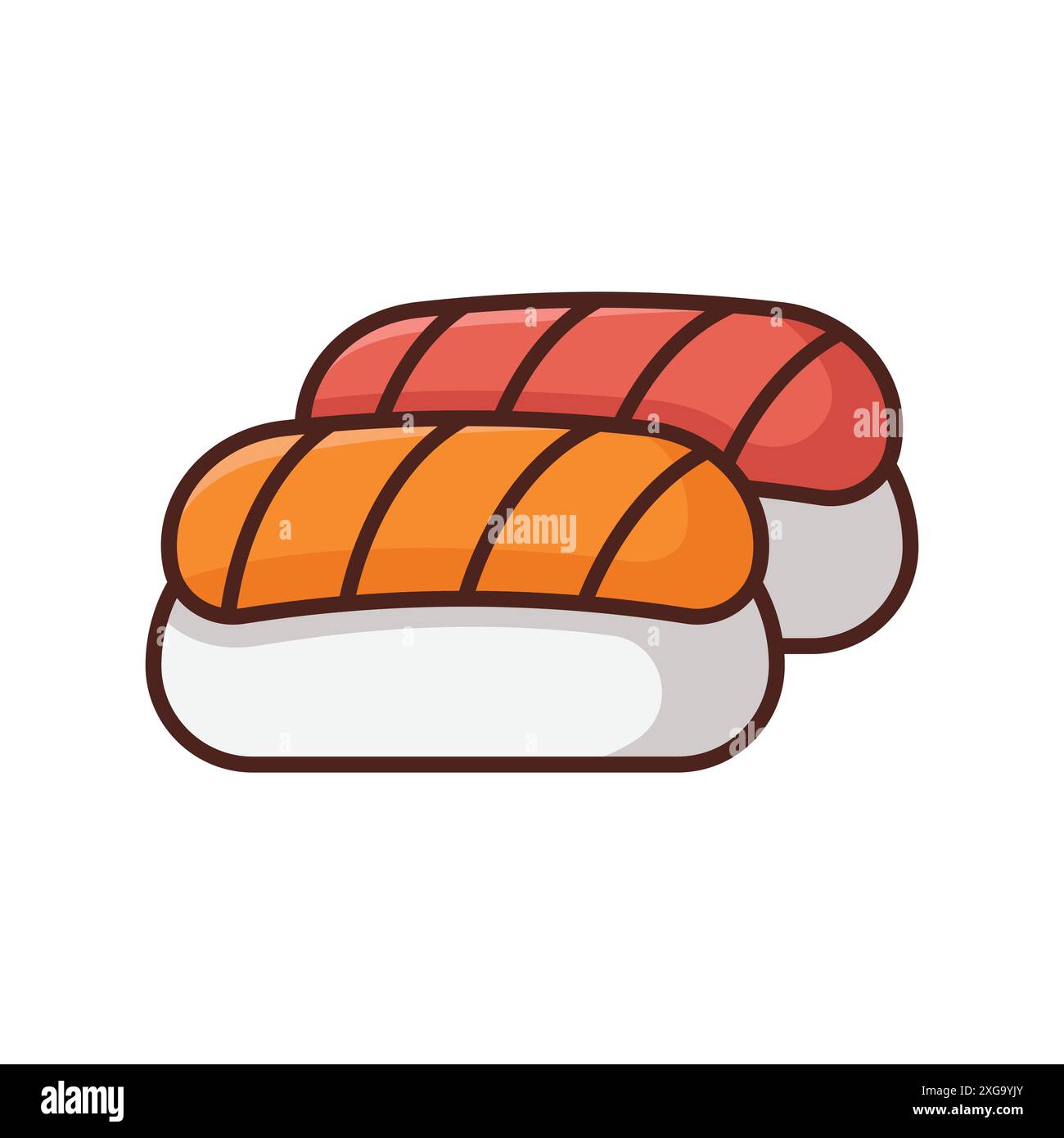 sushi icon vector design template in white background Stock Vector ...