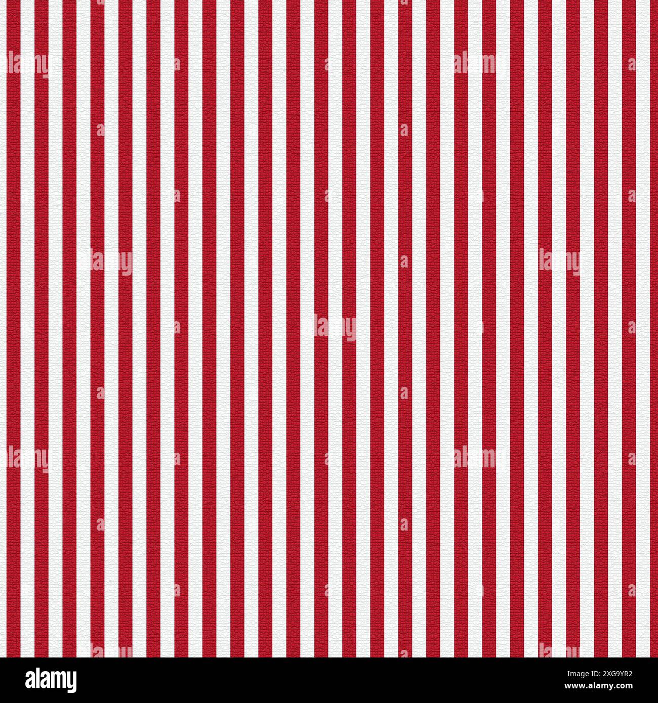 Vertical red and white stripes creating a bold, simple pattern often ...